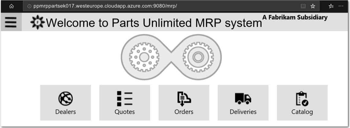 PartsUnlimitedMRP : Deploy app with Puppet on Azure