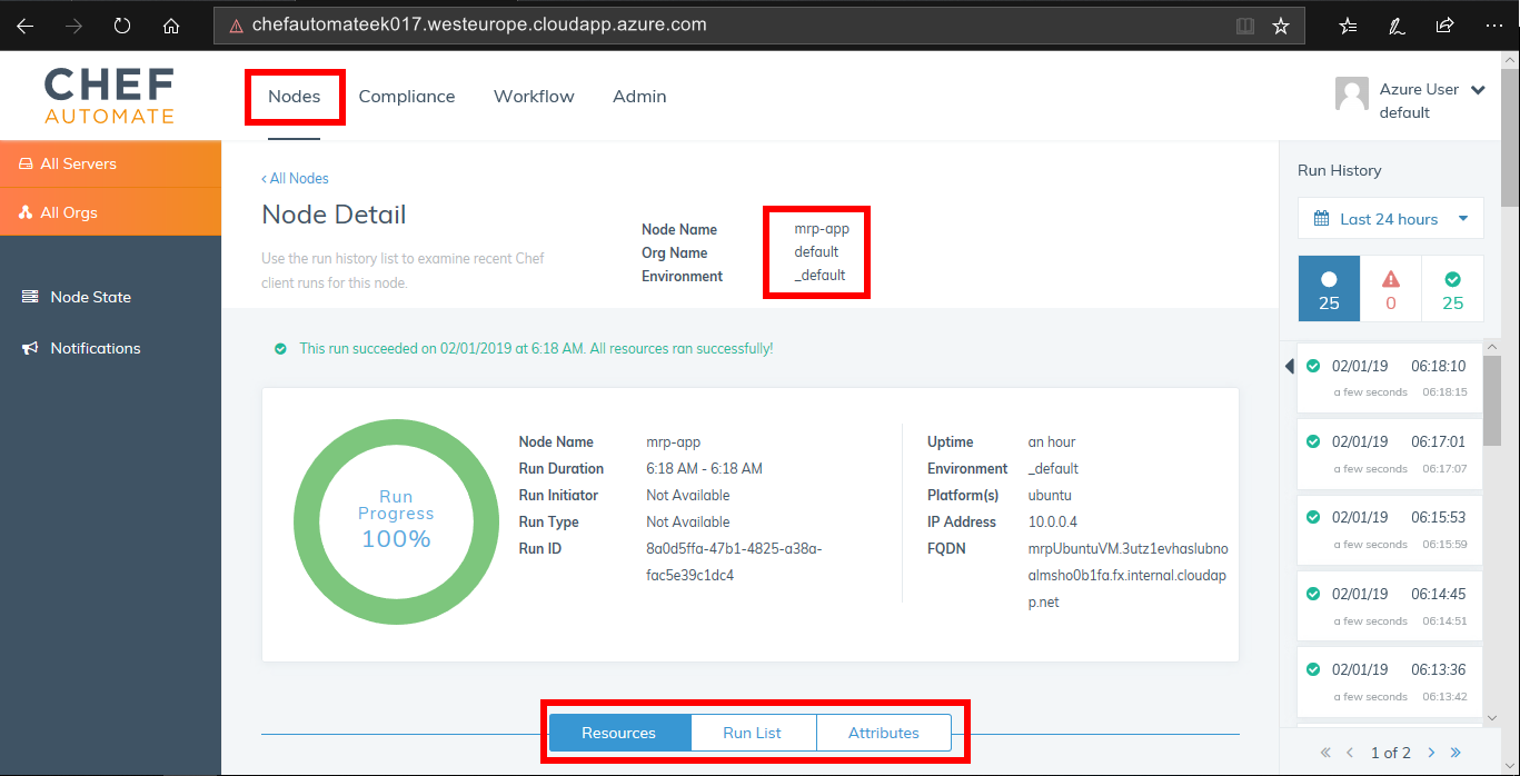 PartsUnlimitedMRP : Deploy app with Chef on Azure