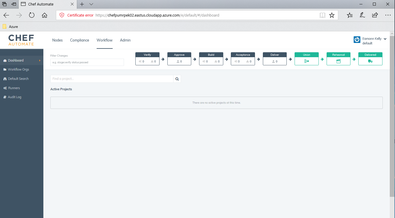 PartsUnlimitedMRP : Deploy app with Chef on Azure