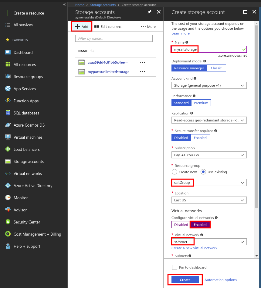 PartsUnlimitedMRP : Azure Orchestration with SaltStack