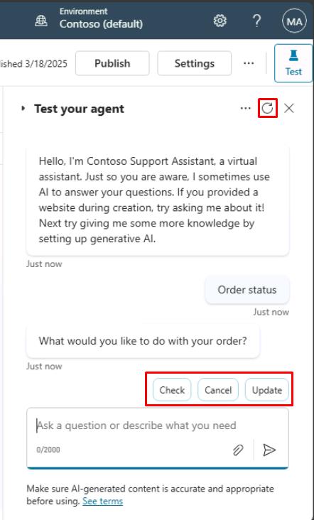 Testing and addressing ambiguity issues | Designing your own copilot ...