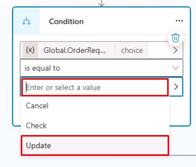 Use variables in conditions | Designing your own copilot using Copilot Studio