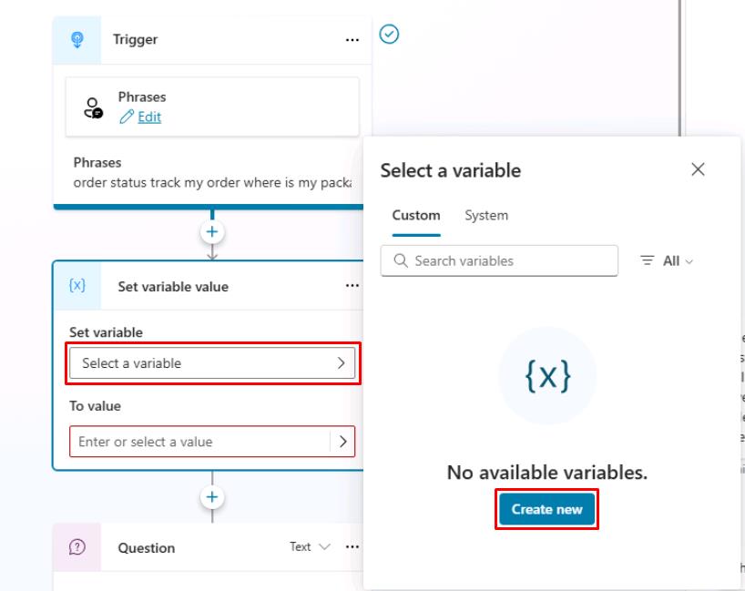 Learn about variable types | Designing your own copilot using Copilot Studio