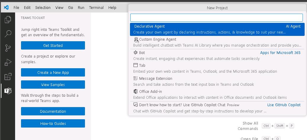 Build and install the declarative agent in Visual Studio Code | TechExcel Extending Copilot for ...