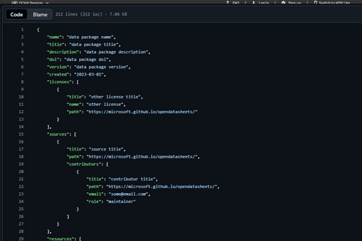 AI For Good Lab - Open Source Database