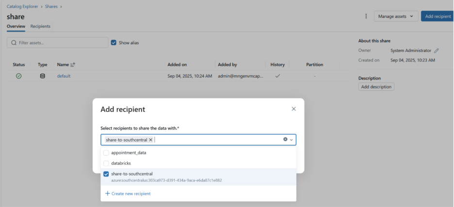 NCC와 프라이빗 엔드포인트를 활용한 Databricks 워크스페이스 간 안전한 Delta 공유 | Azure Tech Blog KR