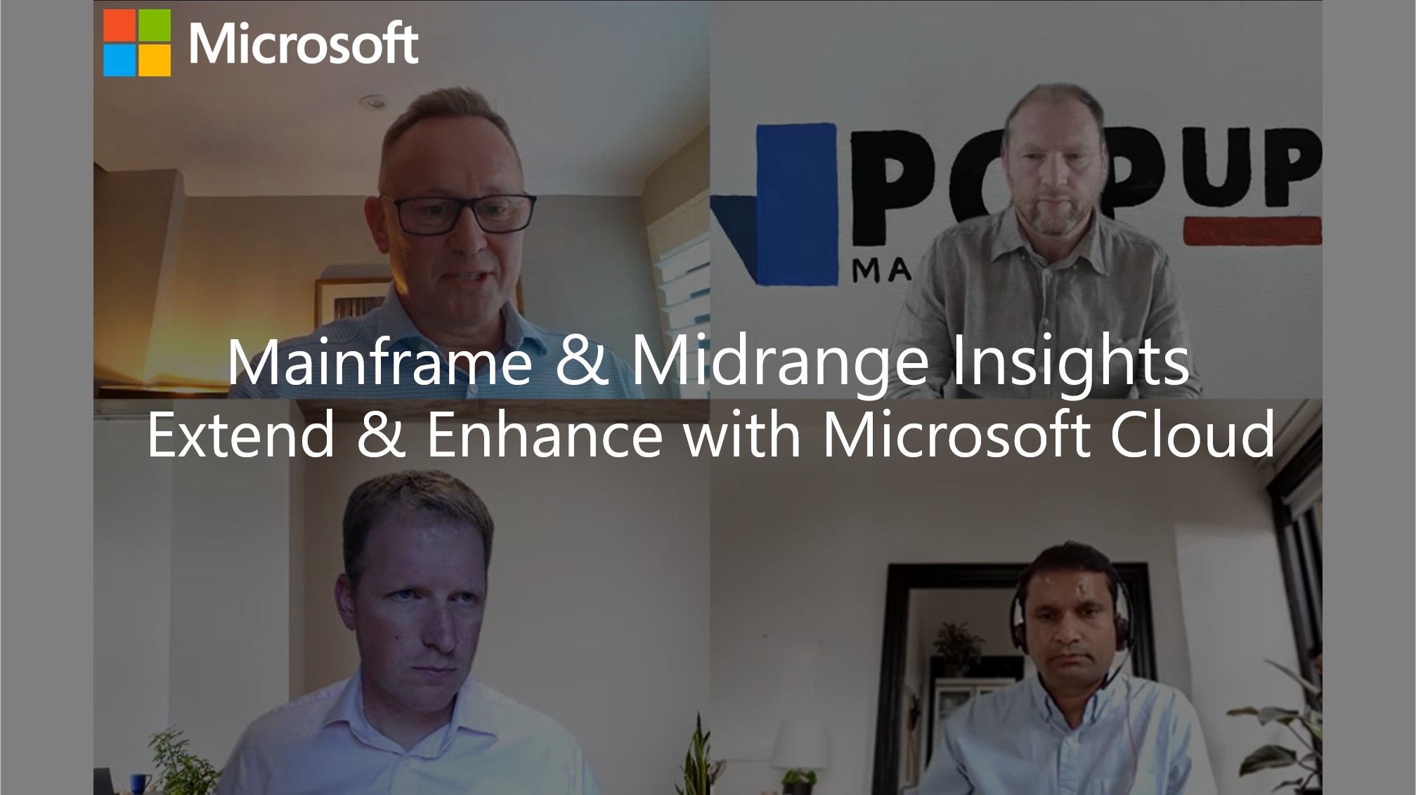 Microsoft Mainframe Insights: Extend and Enhance with Microsoft Cloud